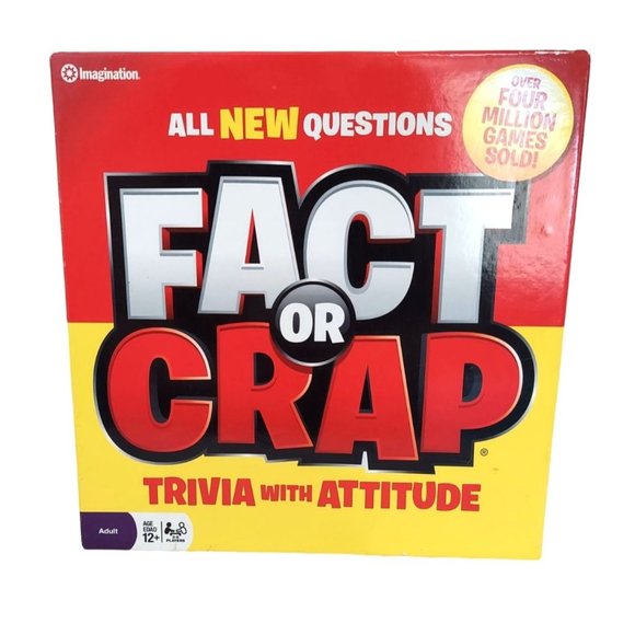Fact Or Crap | Games | Fact Or Crap Trivia With Attitude Gift Family ...